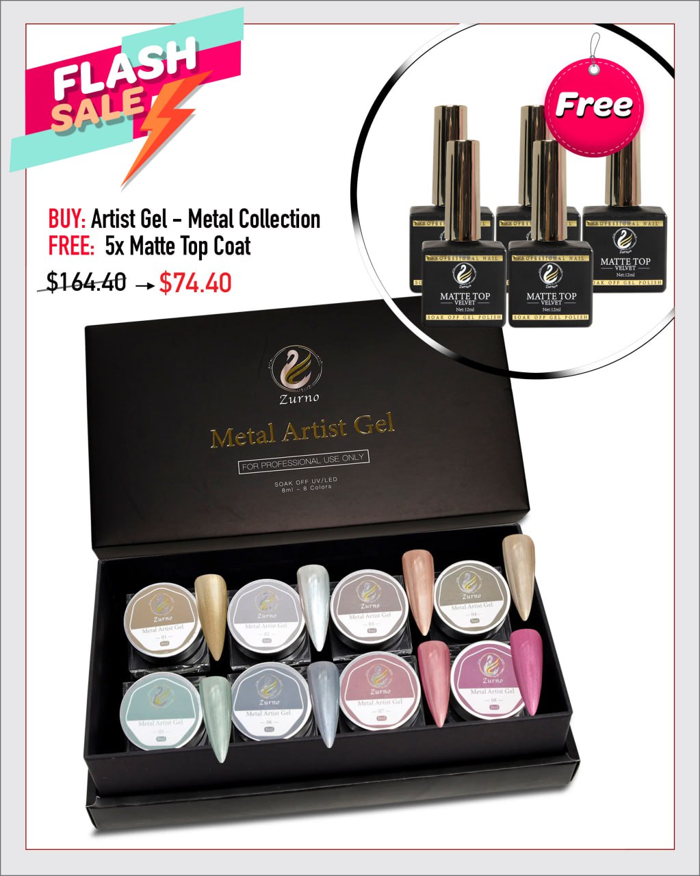 FLASH SALE - Artist Gel Collection Bundle – Zurno