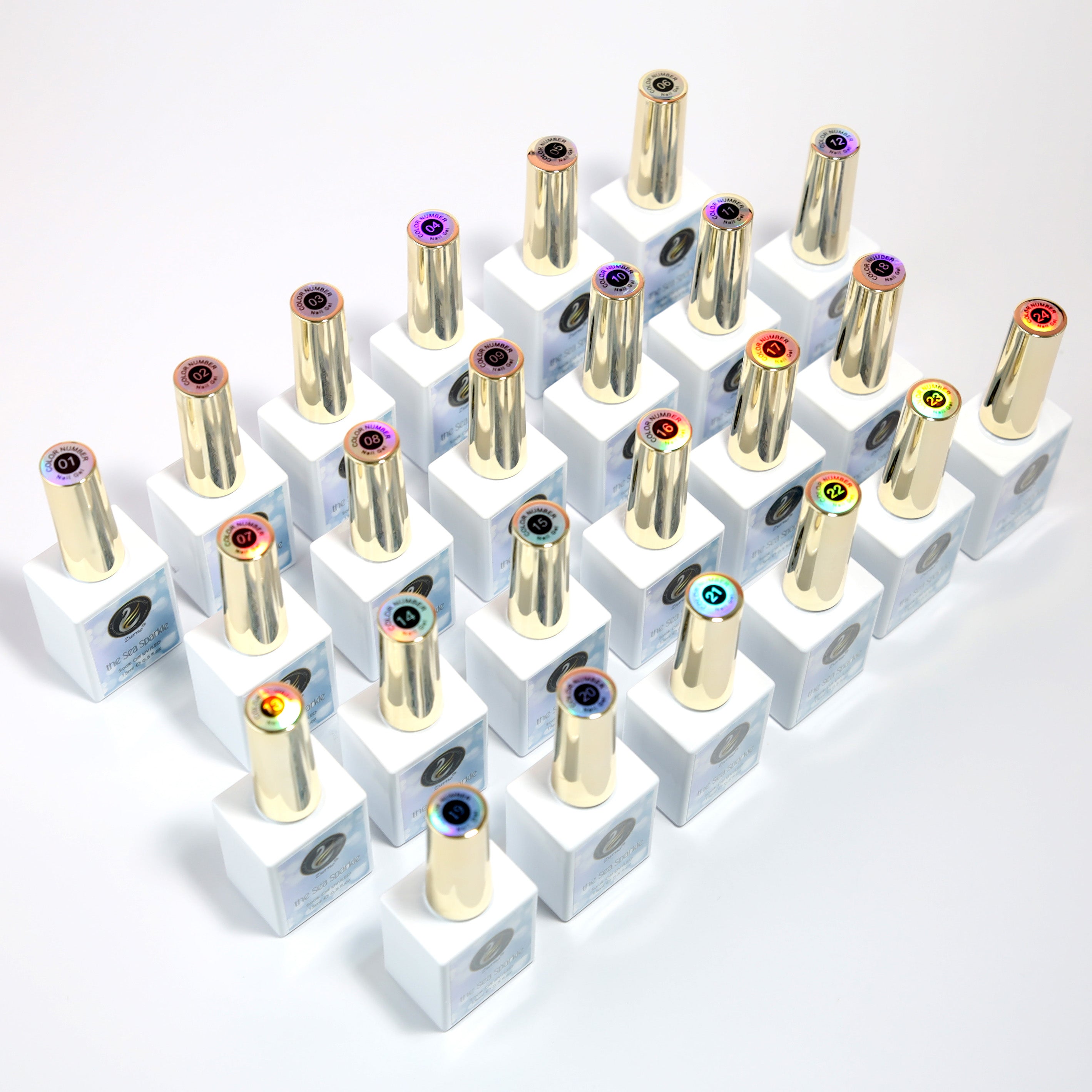 The Sea Sparkle - 24 Colors Collection – Zurno